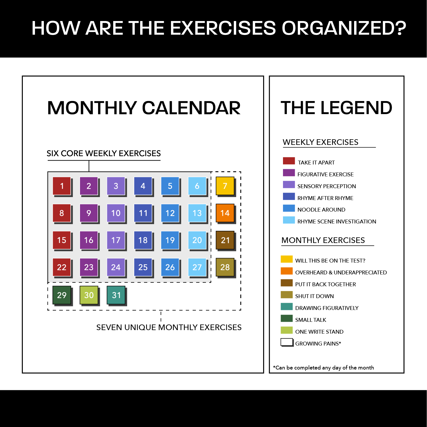 PRACTICE | A MONTHLY LYRIC WORKBOOK - HALF SHY